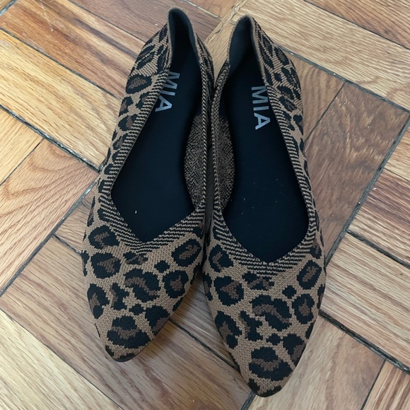 MIA | Shoes | Mia Leopard Print Flat | Poshmark